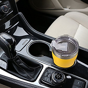 Tahoe Trails 16 oz Stainless Steel Tumbler Vacuum Insulated Double Wall Travel Cup With Lid, Metallic Gray 66-240-1002