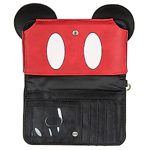 Disney Mickey Mouse Ears 90 Years True Original 3D Cell Phone Wristlet Wallet