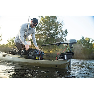 Newport Trolling Motor Transom Motor Mount - Kayaks - Freshwater and Saltwater - 1 Size, Gray