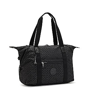 Kipling Art Medium Printed Tote Bag Signature Emb