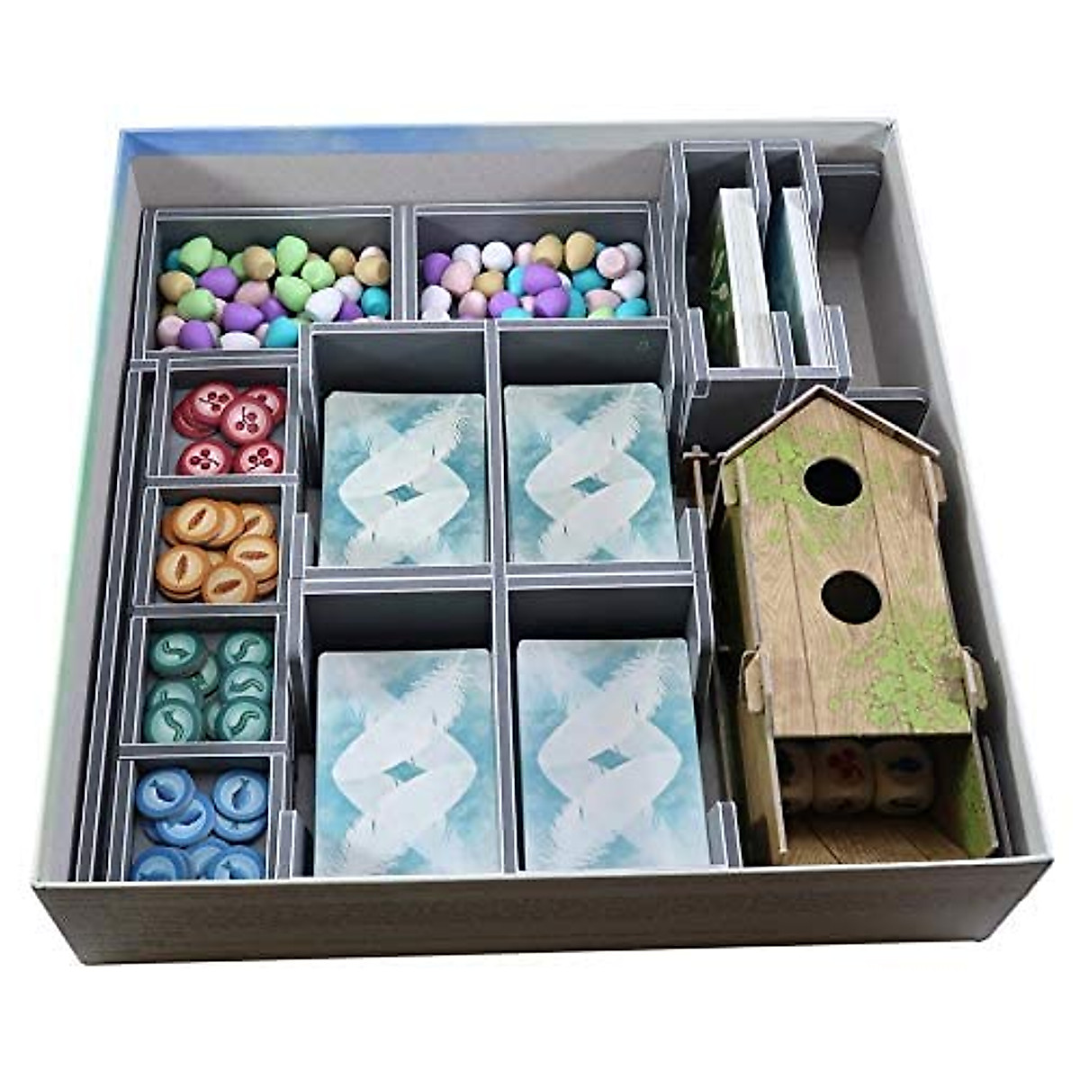 Folded Space Wingspan and Expansion Board Game Box Inserts