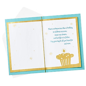 Hallmark Birthday Card (Live Life to the Fullest), Snowy Cupcakes (0499RZB1160)
