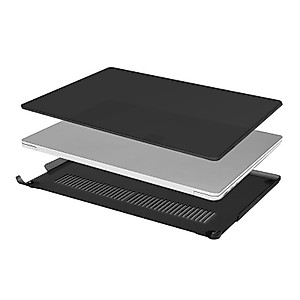 MOSISO Case Compatible with Surface Laptop 5/4/3 13.5 inch 2022 2021 2019 Release with Metal Keyboard (Models: 1951 & 1868), Protective Plastic Hard Shell Case Cover, Black