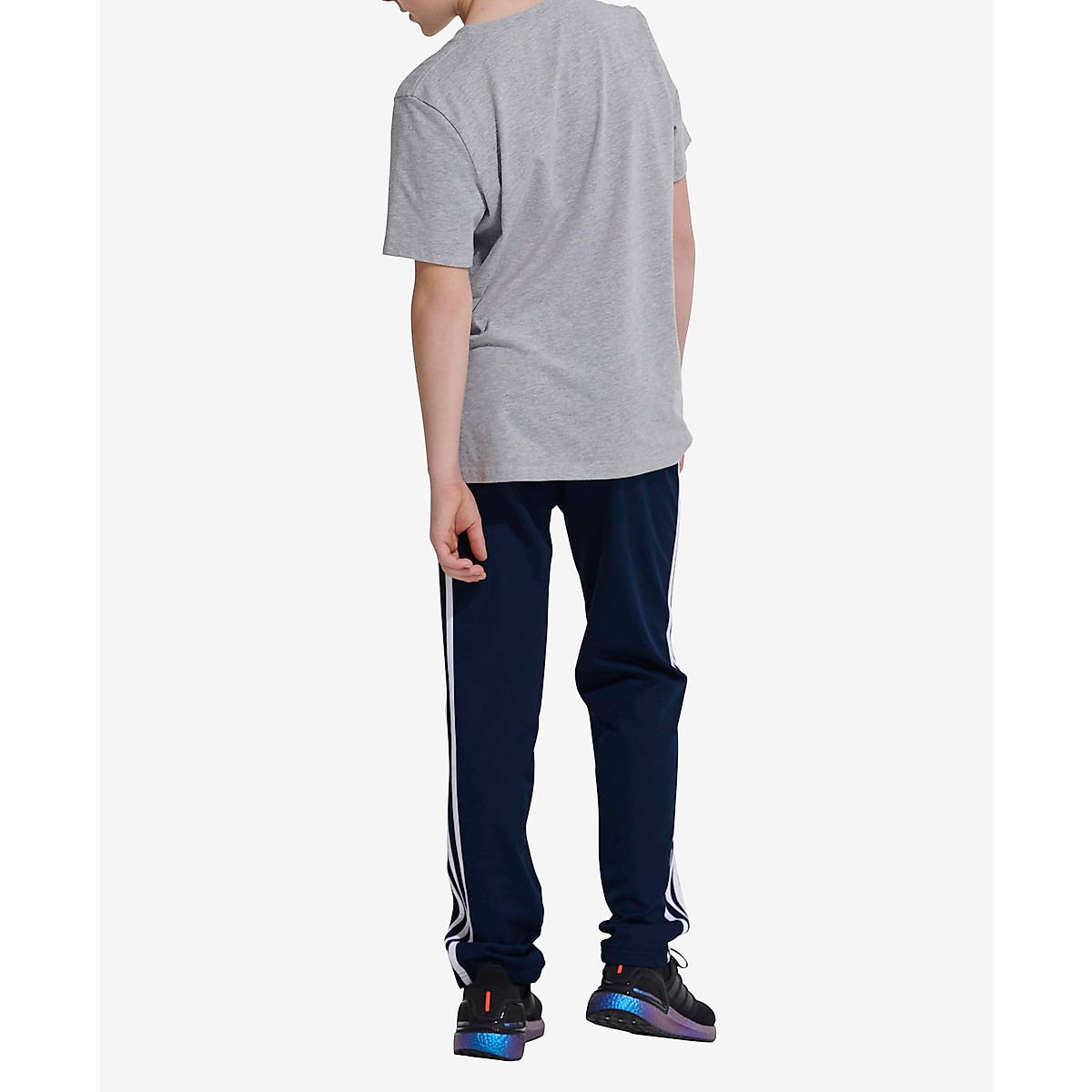 adidas Boys' Active Sports Athletic Tricot Jogger Pant, Iconic Collegiate Navy, 7