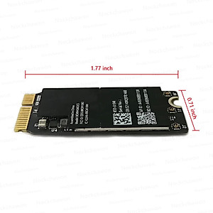 Bluetooth 4.0 Bt Wireless WiFi Airport Card BCM943602CS Replacement for MacBook Pro Retina 13" 15" A1398 A1502 653-0194 802.11AC Network Card (2015 Year)