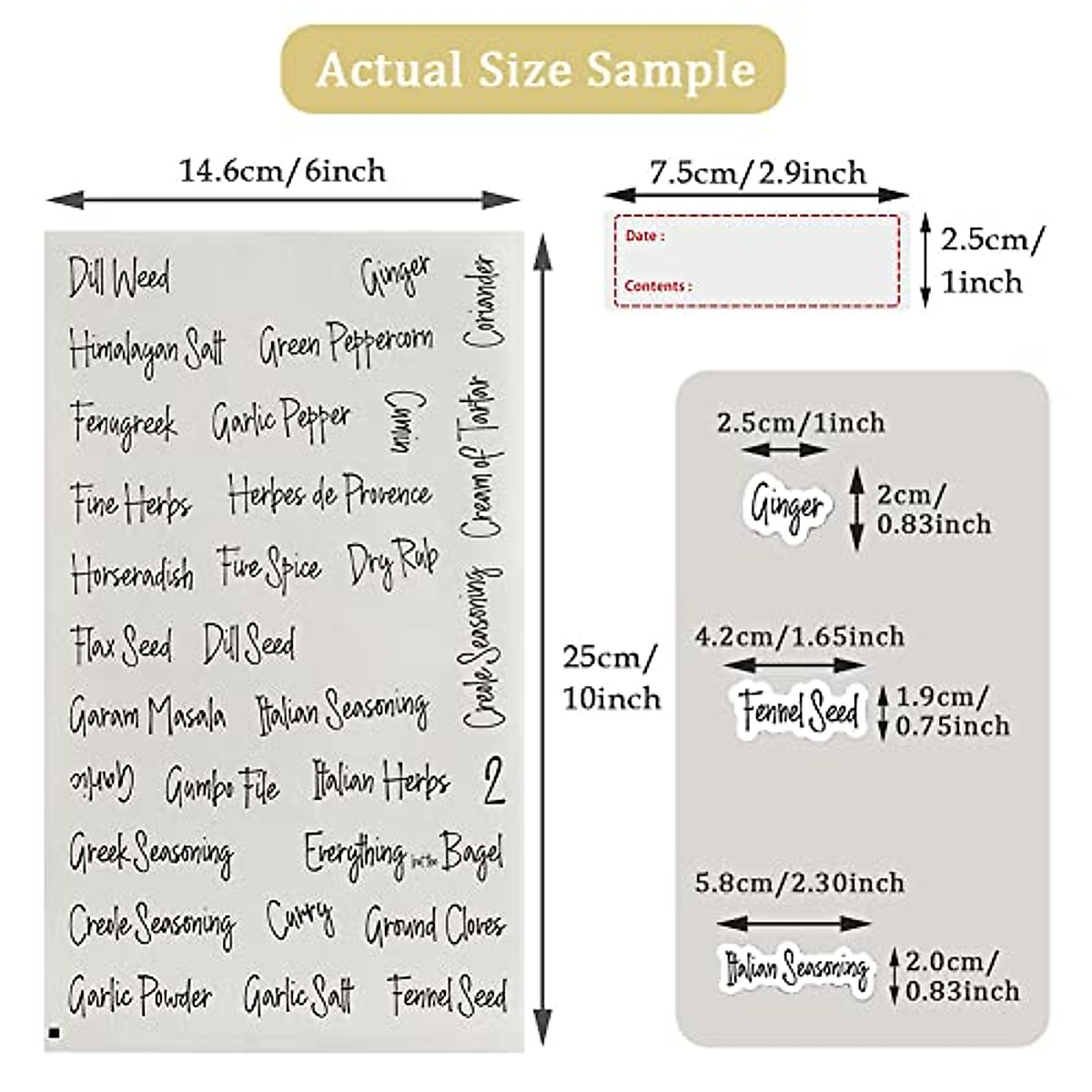 276 Pcs Clear Pantry Labels Set with 125pcs Blank Labels, DIY Food Label Sticker, Water Resistant & Oil Resistant, Pantry Labels for Food Containers, Jars for Flour, Sugar, Oat(Size:401pcs)