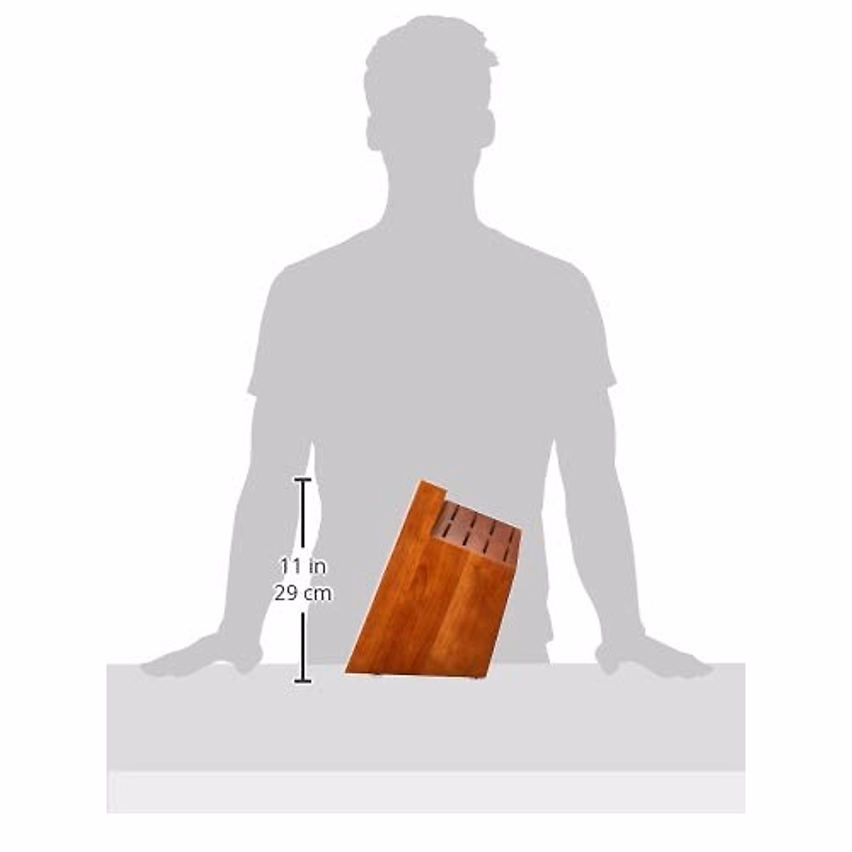 ZWILLING Pro Knife Block, 10-slot, Walnut