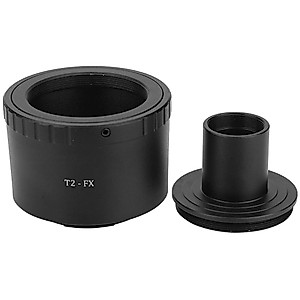 Microscope Adapter Ring,T2-FX Metal Adapter Ring for 23.2mm T Mount Microscope to for FX Mount Camera
