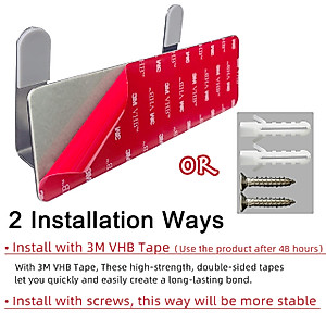 YOUGRIDDA Pot Lid Rack, Wall Mounted 304 Stainless Steel Pan Lid Organizer Holder, 3M Self Adhesive, Kitchen Cooking Utensil Tool (Silver)