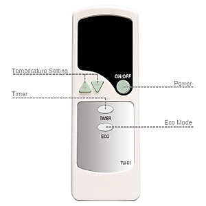 Replacement for Twin Star ClassicFlame Electric Fireplace Heater Remote Control 10HM9275-M323 10QI085ARA 10QI085ARA-02 10Q1085ARA 10Q1085ARA-02