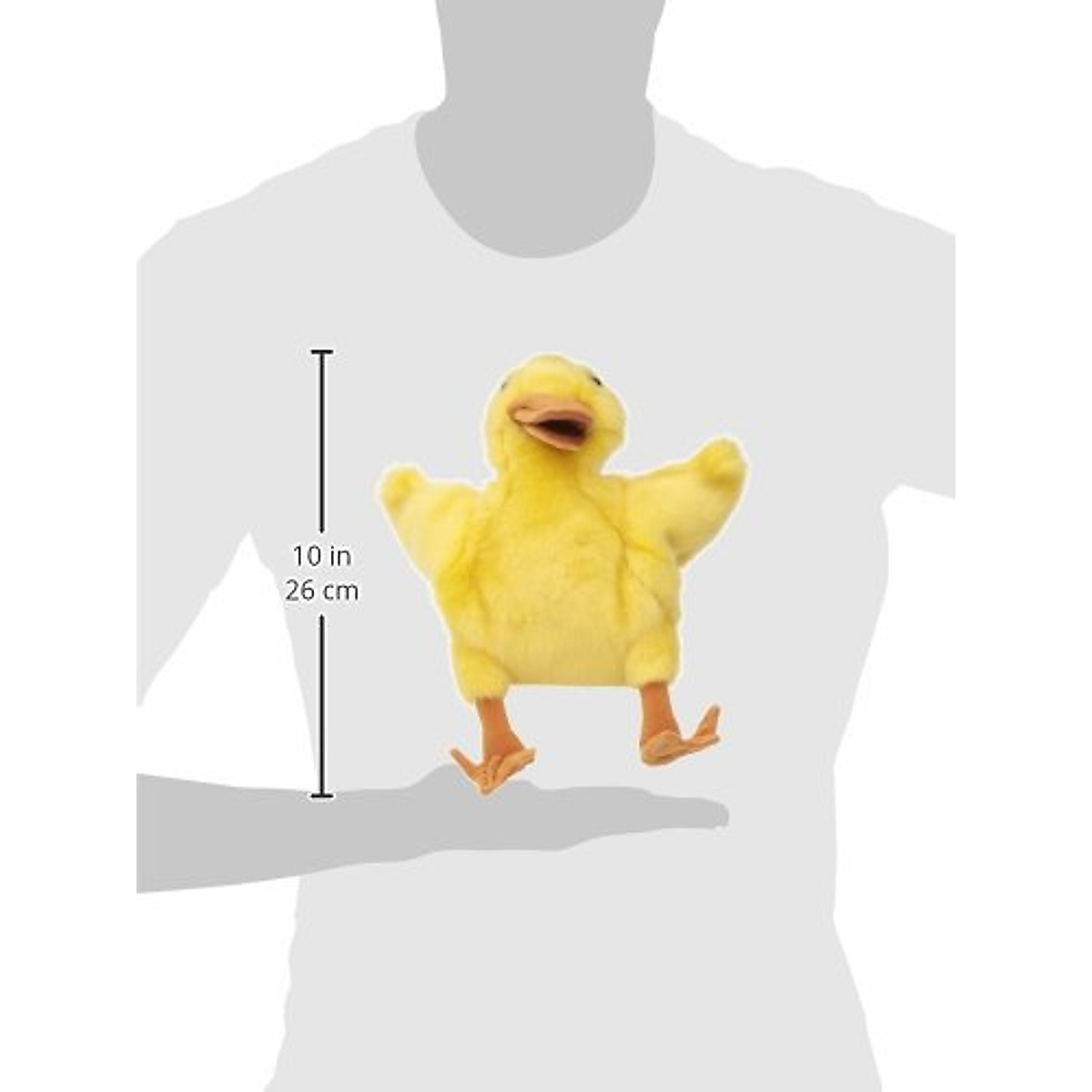 Folkmanis Duckling Hand Puppet, Yellow, 1 EA (2922)
