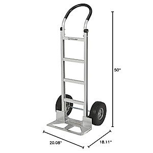 Strongway Aluminum Hand Truck - 600-Lb. Capacity
