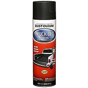 Rust-Oleum 248914 2 Pack 15 oz. Truck Bed Coating Spray, Black
