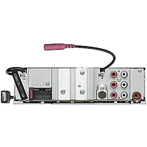 Kenwood KMM-X705 Excelon Digital Multimedia Car Stereo - Single DIN with Bluetooth, AM/FM HD Radio, Alexa Built in, Variable Color, SiriusXM