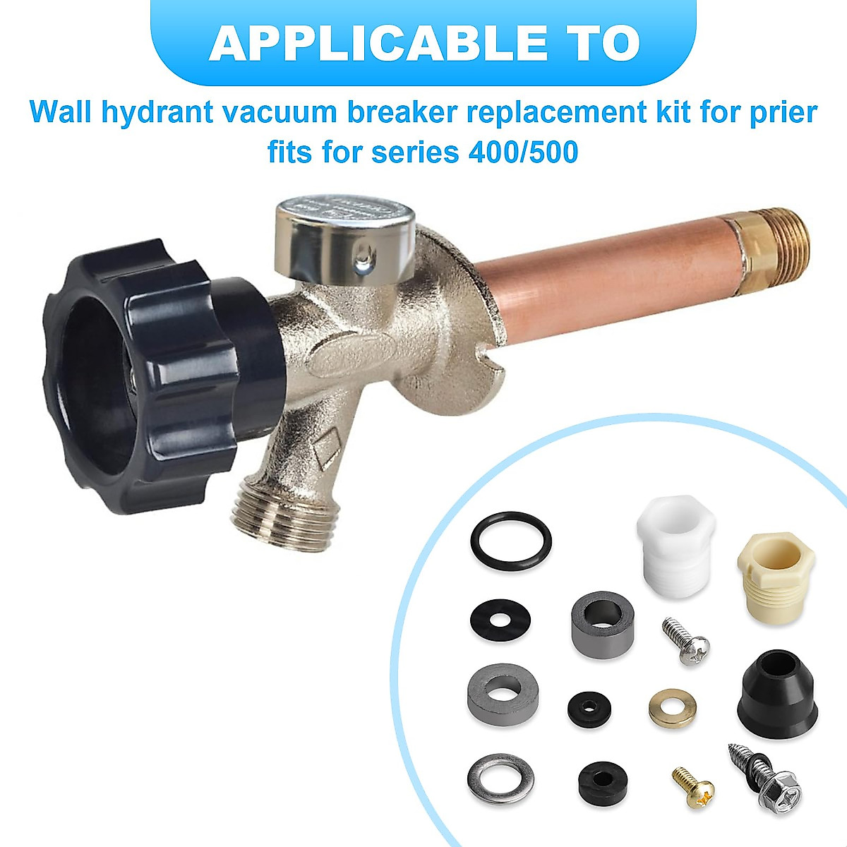 for Prier 630-7755 Wall Hydrant Repair Kit Fit Mansfield Wall Hydrants