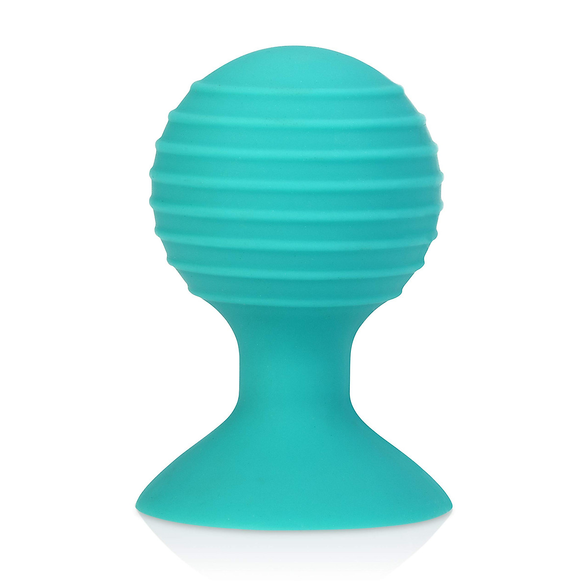 Nuby Silly Rattle Ball Interactive Suction Toys, Red/Aqua, 2 Count