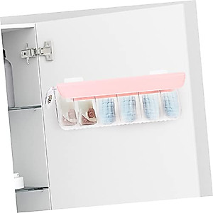 Zerodeko Wall-mounted Storage Box Clothes Organizer Rack Clear Organizer Box Hanging Drawers for Closet Socks Wall Mounted Drawer Sock Organizer Hanging Panties Organizer Wall Sock Holder