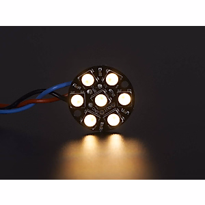 Adafruit Industries NeoPixel Jewel - 7 x 5050 RGBW LED w/Integrated Drivers - Warm White - ~3000K