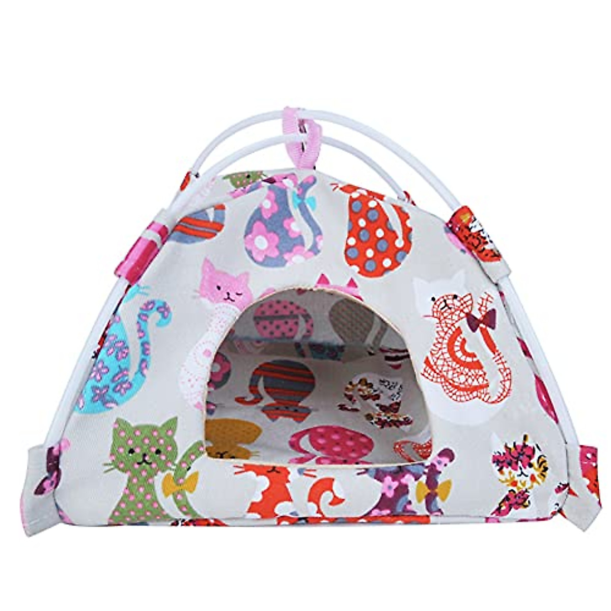 AIRUIFENG Winter Warm Bird Nest Tent Hanging Hammock Toy for Parakeet Cockatiel Cockatoo Conure Lovebird African Grey Amazon Macaw Eclectus Medium Large Parrot Cage Perch Stand (L)