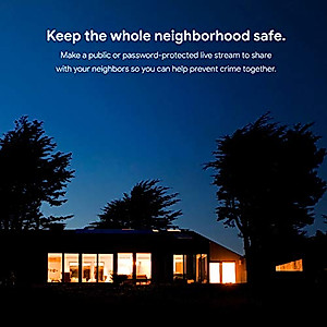 Google Nest Cam Outdoor - 1st Generation - Weatherproof Camera - Surveillance Camera with Night Vision - Control with Your Phone