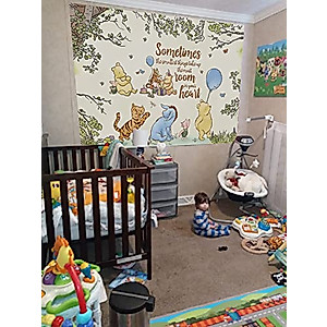 Classic Bear and Friends Photography Backdrop Newborn Baby Shower Decoration Background Boys Girls Birthday Party Backdrop Studio Props 7x5ft