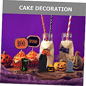 ORFOFE 24 Pcs Mini Figures Halloween Charms Miniature Things Resin Miniatures for Crafts