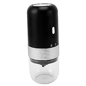 Coffee Bean Grinder, Dry Wet Dual Use Practical 200ml Compartment Capacity Powder Coffee Grinder for Office