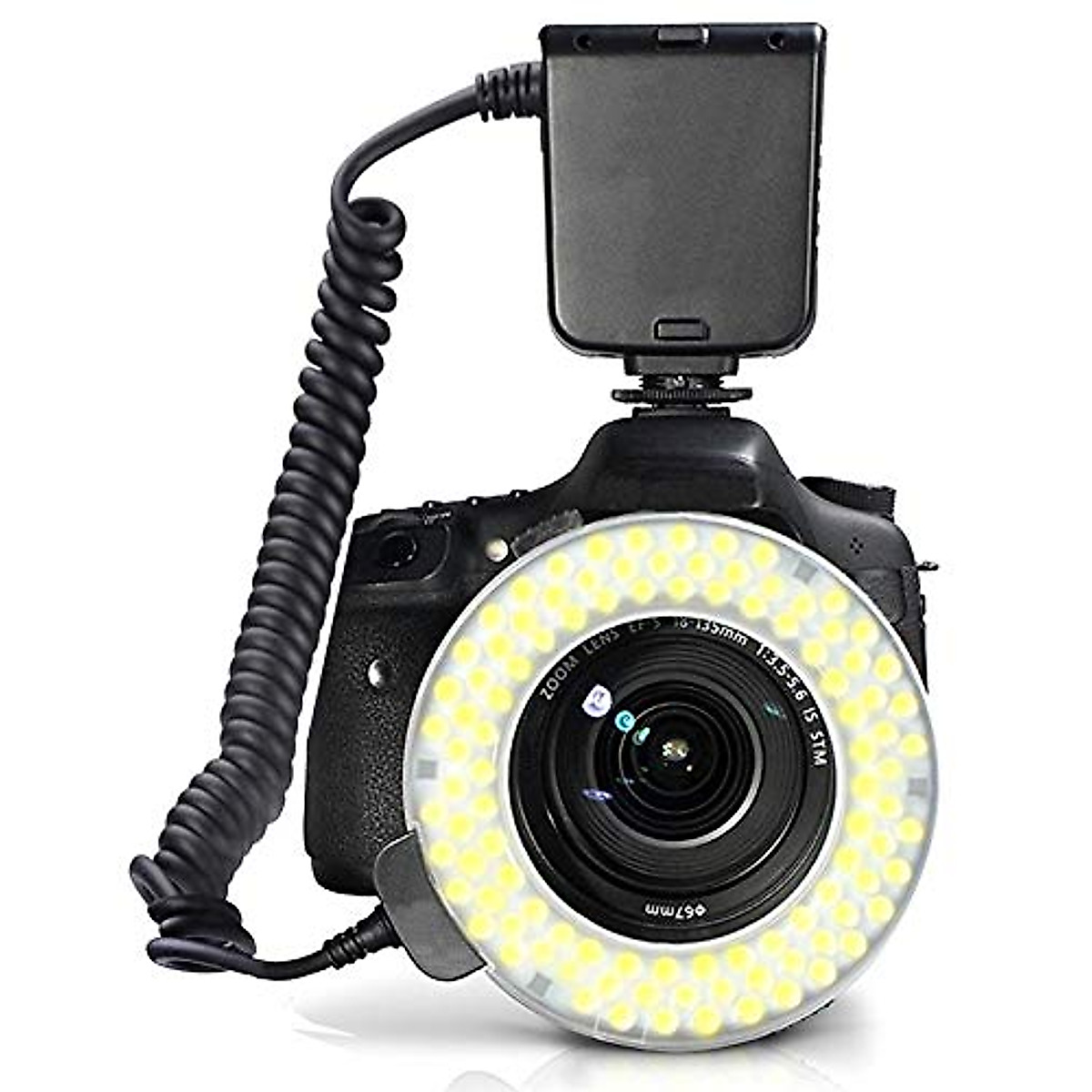 Canon Rebel T5 Dual Macro LED Ring Light/Flash (Applicable for All Canon Lenses)