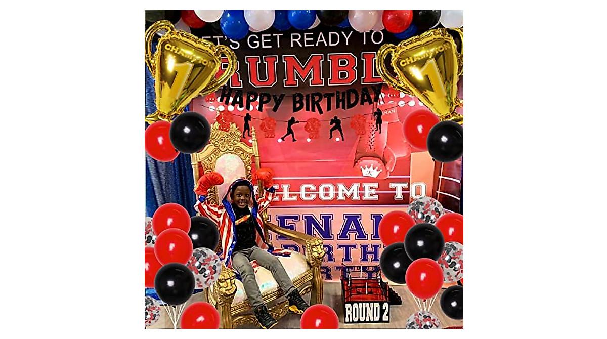 Boxing Birthday Party Decorations - All in One Set
