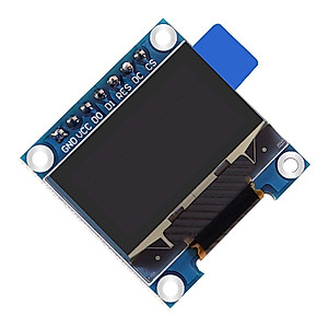 2Pcs 0.96" 7 Pin SPI OLED Display, MELIFE 0.96 Inch Module 128X64 Module DC3-5V. White