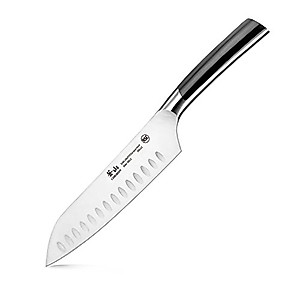 Cangshan N Series 59113 German Steel Forged Santoku Knife, 7-Inch