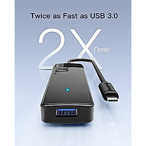 Inateck USB 3.2 Gen 2 Speed, USB C to USB Hub with 4 USB A Ports, HB2025