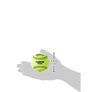 WILSON A9331ASA Series Softball (12-Pack), 11-Inch, Optic Yellow