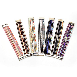 MUERDOU Inspirational Tree of Life Leather Bracelets for Women Cross Boho Jewelry Wristbands Wrap Cuff Bracelets Gifts for Women Purple Zircon