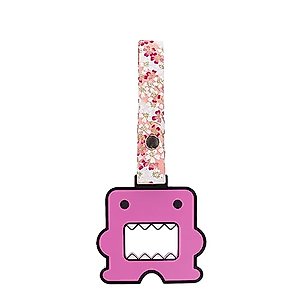 Q1-TECH, JDM Tsurikawa Ring Japanese Subway Train Bus Car Handle Cute Anime Cartoon Handle Hand Strap Rear Front Bumper Warning Rings Drift Charm Drift Car Accessory (DOMO-PPPKF)