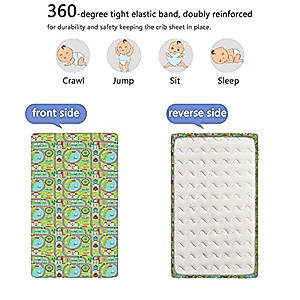 Car Race Track Themed Fitted Crib Sheet,Standard Crib Mattress Fitted Sheet Soft Toddler Mattress Sheet Fitted-Crib Mattress Sheet or Toddler Bed Sheet, 28“ x52“,Multicolor