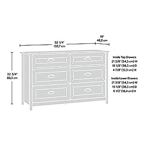 Sauder County Line Dresser, Salt Oak finish