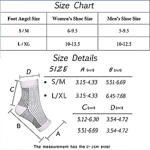 CDBH Heelsium Pain Relief Socks, Heelsium Instant Pain Relief Socks, Compression Socks for neuropathy pain, plantar fasciitis socks for women (Black,2pairs,L)