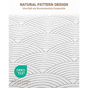 Zenzy 3" Full Waterproof Mattress Topper Cover, [100% Waterproof] [Ultra-Soft] Cover for Mattress Topper, Washable & with Adjustable Straps, Oeko-TEX Certified [Only Cover]- Dark Gray