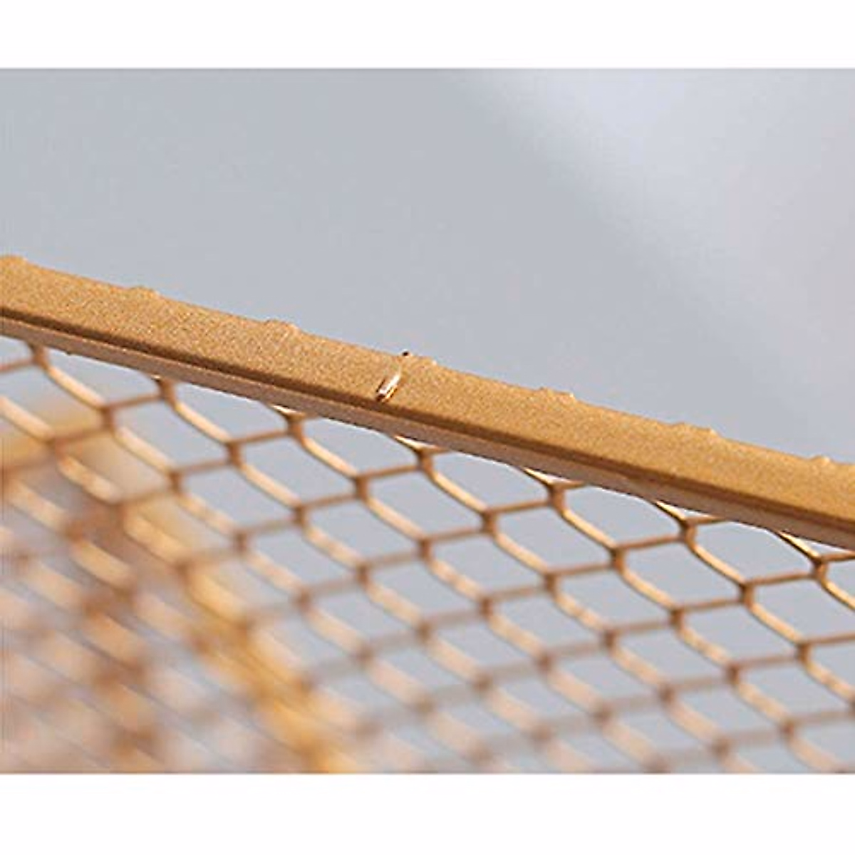 PIBM Stylish Simplicity Shelf Wall Mounted Floating Rack Shelves Iron Art Storage Storage Dorm Room Clothing Store Coffee Shop Bearing Strong,2 Colours,3 Sizes, Gold , 50.5x16x16cm