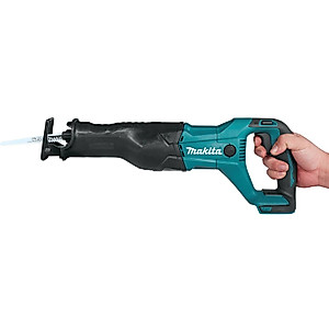 Makita XRJ04Z 18V LXT Lithium-Ion Cordless Recipro Saw, Tool Only & XAG04Z 18V LXT® Lithium-Ion Brushless Cordless 4-1/2” / 5" Cut-Off/Angle Grinder, Tool Only