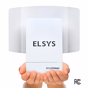ELSYS AMPLIMAX 4G Outdoor LTE Modem with SIM Card Slot and Built in High-Gain Antenna (2 in 1) -FCC Certified, Qualified AT&T, T-Mobile & Verizon –Primary Internet or failover [USA only ]