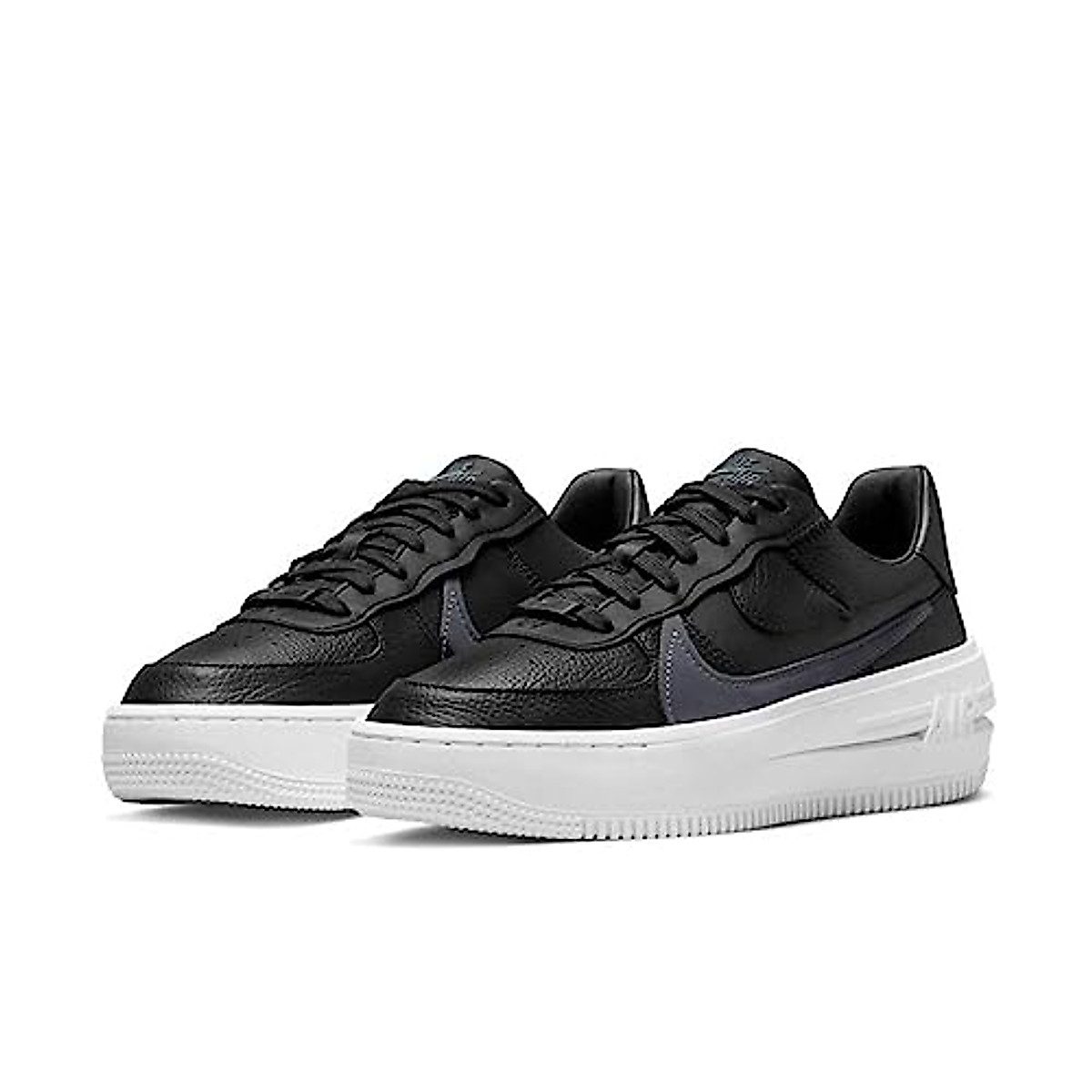 Nike Womens Air Force One Platform Sneakers, Black/Anthracite/White, 9.5