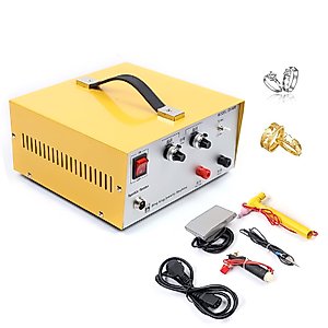 Jewelry Welding Machine 110V 400W Electric 80A Spot Welder Jewelry Tool with Foot Pedal for Jewelry Gold Silver Platinum