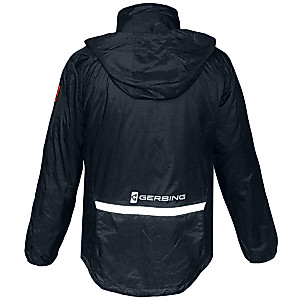 Gerbing 12V Heated Jacket Liner 2.0 – Heated Clothing with 7 Heat Zones, Removable Hood, Motorcycle Gear for Winter Riding Black XL
