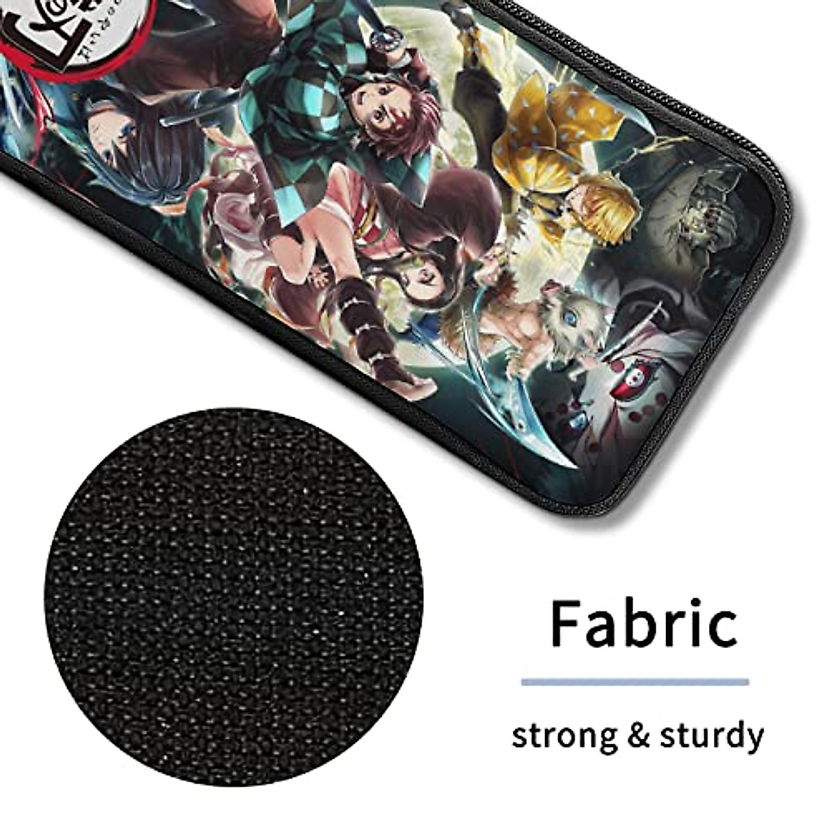 QIDOZVIY Anime Pencil Case Multifunction Stationary Bag with Zipper Durable Pencil Pouch Large Capacity Pen Bag for Men Women Teen Boy Girl