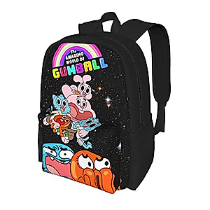 Anime Backpack Unisex Double Shoulder Bag Adjustable Shoulder Stra Large Capacity Laptop Bagpack