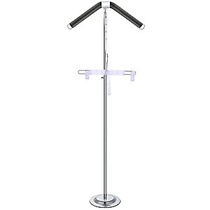 Amyhill Adjustable Shirt Display Height Adjustment, 15.7-27 Inches Height, Adjustable Mannequin Alternative with Display Hanger Strips and skirt Hangers with Adjustable Clips, Jacket Hanger Stand