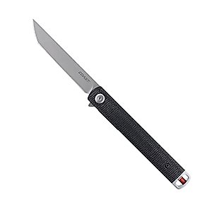 Coast Founder's Collection LX500 SELECT, Gentleman's EDC Folding Pocketknife, Tanto Blade, Flipper Tab, Liner Lock, Two Position Pocket Clip, 9Cr18Mov Stainless-Steel, Black