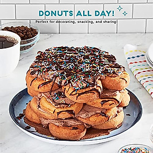 Delish By Dash Donut Maker for Snacks, Dessert, and More - Blue
